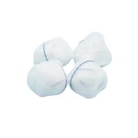 China 100% Cotton X-Ray Detectable Medical Gauze Balls 1-4cm Diameter for Hospital Surgical Use for sale
