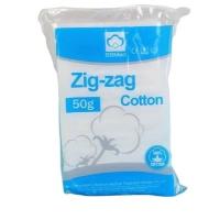 China Absorbent Medical Surgical Dressing Zig Zag Cotton Wool 25g 50g 100g 200g 250g 500g for sale