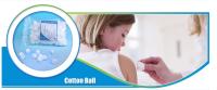 China Surgical Disposable Direct From Manufacturer Wholesale 100% Pure Organic Cotton Balls Absorbent Sterile Cotton Balls Surgical Disposable Sterile Medical Wound Dress for sale
