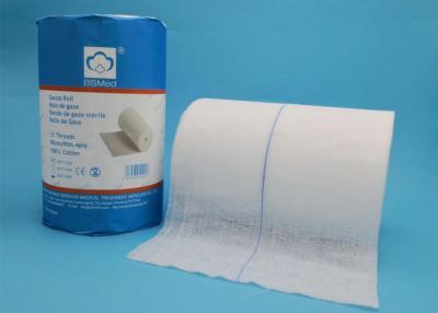 China Medical Cotton Gauze Roll 25m 50m Length 90cm Width for Wound Dressing Hospital Use for sale
