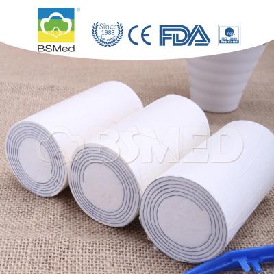 China 100% Pure Cotton Medical Gauze Roll 23g/min Water Absorption with CE/ISO13485/FDA Certification for sale