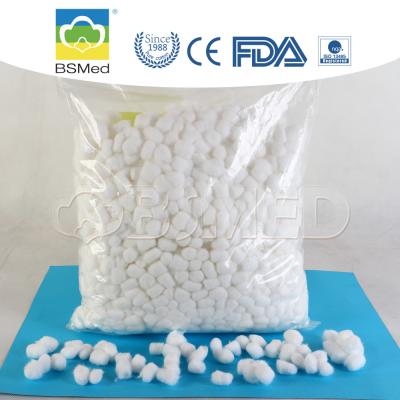 China White Disposable Alcohol Cotton Balls 0.3g to 5.0g Sizes with 8% Max Humidity for Medical and Industrial Use for sale