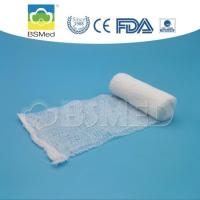 China Medical Elastic Adhesive Crepe Bandage 2-6 Inch Widths 4.5m Length Wound Dressing Rolls for sale