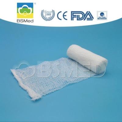 China Medical Elastic Adhesive Crepe Bandage 2-6 Inch Widths 4.5m Length Wound Dressing Rolls for sale