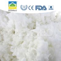 China Medical Grade Bleached Cotton Material 100% Pure with 23g Water Absorption and 6s Sinking Time for Surgical Use for sale