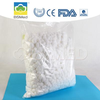 China Medical Sterile Cotton Balls 0.3g-9g for Hospital Surgical Dental Use | 100% Pure Cotton EP BP Standards for sale