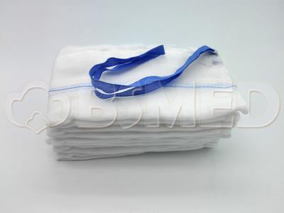 China Custom 100% Cotton X-Ray Detectable Laparotomy Sponges - 20×20cm to 50×50cm Sizes, 4-24 Ply Options for sale
