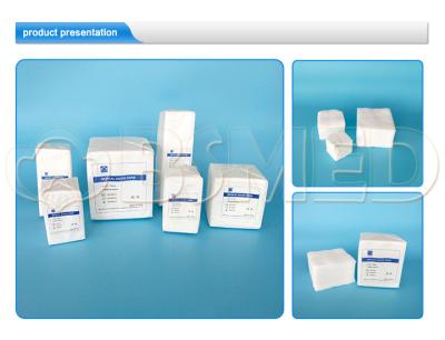 China Medical Grade 100% Cotton Gauze Swabs - 5×5cm to 30×30cm Sizes, 8-32 Ply Options with CE/FDA Certification for sale