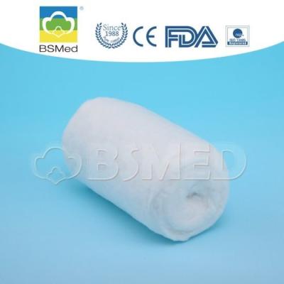 China Medical Cotton Bandage Roll 13-16mm Fiber Length, 23g/min Absorption Rate, CE/ISO13485/FDA Certified for sale