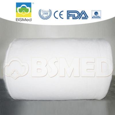 China Medical Grade Cotton Wool Roll 100g-4000g with 23g/min Absorption Rate, CE/ISO13485/FDA Certified for sale