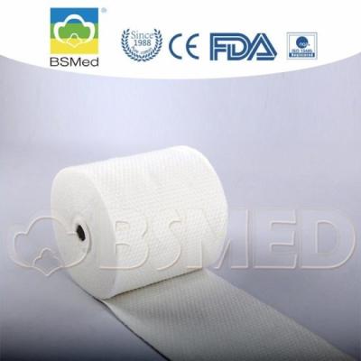 China Medical Embossed 100% Cotton Gauze Roll 500g-4000g with 8% Max Humidity and ISO13485/FDA Certification for sale
