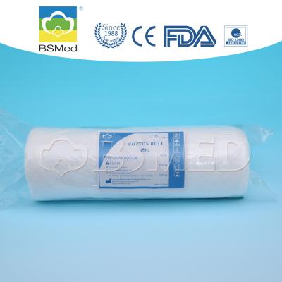 China 95 Whiteness Cotton Wool Bandage Roll Absorbent 500g 250g for sale