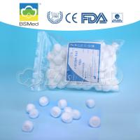 China BSMED 100% Pure Sterile Cotton Wool Balls Small Size 25g-1000g Pack Medical Grade Wound Care for sale
