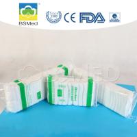 China Strong Adsorption Capacity Medical Absorbent Fluffy White Zig Zag Cotton With Break for sale