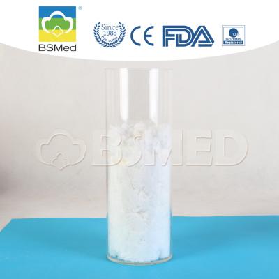 China Bleached Surgical Absorbent Cotton White 13-16mm Fiber Length with 23g Water Absorption for Medical Use for sale