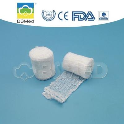 China Cotton Surgical Wound Care Dressings Reverse Elastic Crepe Bandage 2-6 inch x 4.5m Medical Grade for sale