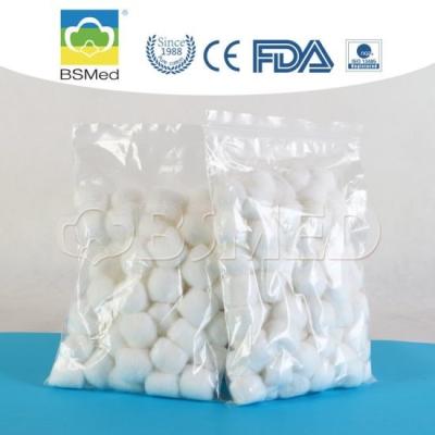 China Medical Grade 100% Cotton Wool Balls - 0.3g to 9g Sizes, EP/BP Compliant for Wound Care & Examination for sale