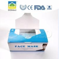 China BS Medical Type 2 Non-Woven Cotton Face Mask 3/4 Layers - 17.5×9.5cm Size, 50PCS/Box Packaging for sale