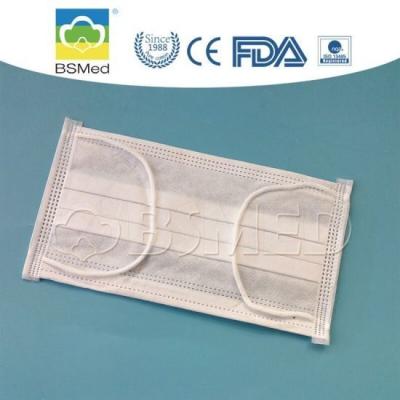 China Non Woven Cotton 3 Ply Face Mask 17.5×9.5cm Size with 5 Year Warranty - Green Blue White Pink Colors for sale