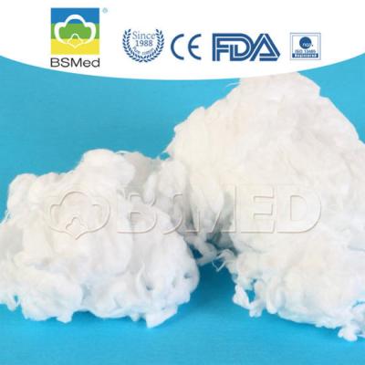 China White Raw Cotton Wool Bales 13-16mm Fiber Length with 23g Water Absorption for Medical Wound Care for sale
