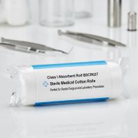 China Class I Absorbent Cotton Roll BSCR027 Sterile Medical Cotton Rolls Perfect for Dental Surgical and Laboratory Procedures for sale