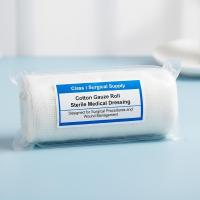 China Class I Surgical Supply Cotton Gauze Roll Sterile Medical Dressing Designed for Surgical Procedures and Wound Management for sale