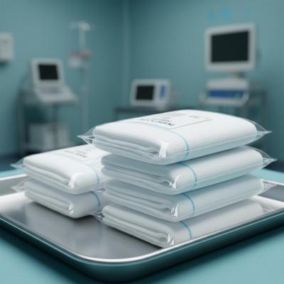 China Sterile Medical Dressing Gauze With X Ray Thread Ideal For Surgical Wound Dressing And Medical In Healthcare Institutions for sale