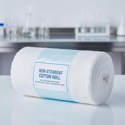 China Non-sterile Absorbent Cotton Roll Class I Instrument Classification Ideal for Medical Dental and Laboratory Applications for sale