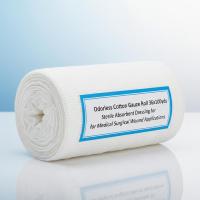 China Odorless Cotton Gauze Roll 36x100yds Sterile Absorbent Dressing for Medical Surgical Wound Applications for sale