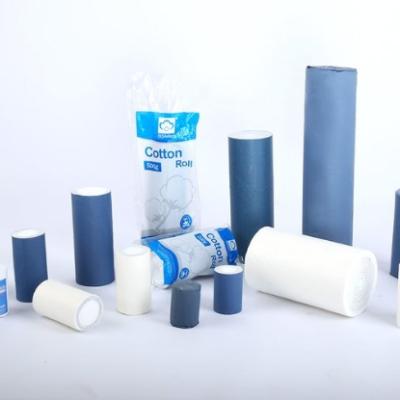 China Medical-Grade 100% Natural Cotton Wool Roll with High Absorbency for Dental and Wound Care for sale