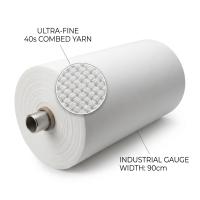China Jumbo Gauze Roll Raw Material 40s Combed Yarn 90cm x 3000m OEM Custom Roll Length for sale