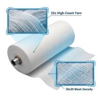 China 32s Yarn Bleached Medical Gauze Roll 30x20 Mesh Hydrophilic 4 Ply Wound Care Supply for sale