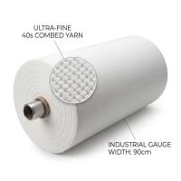 China Jumbo Gauze Roll Raw Material 40s Combed Yarn 90cm x 3000m OEM Custom Roll Length for sale