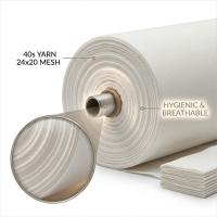 China Zigzag Pillow Gauze Roll Folded Edge 40s Yarn 24x20 Mesh Medical Wound Dressing for sale