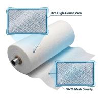 China 32s Yarn Bleached Medical Gauze Roll 30x20 Mesh Hydrophilic 4 Ply Wound Care Supply for sale