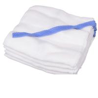 China Folded Edges White Lap Sponge Abdominal Pad Gauze For Hospital for sale