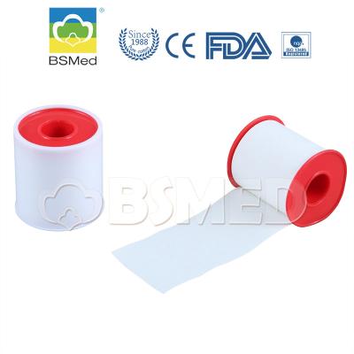 China OEM Disposable Medical Zinc Oxide Adhesive Plaster 1.25cm-10cm Width 5m Length Cotton Fabric for sale