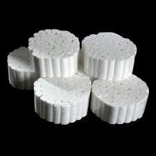 China 12X38mm Non-Linting Dental Gauze Rolls - 100% Cotton Medical Grade with CE/ISO Certification in 0.6g and 0.8g Sizes for sale
