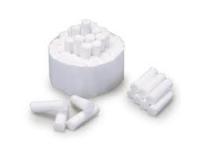 China Pure White Medical Dental Cotton Roll 8-12mm Size Range with 0.4-0.7g Weight Highly Absorbent Disposable for sale