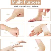 China 10yds Self Adherent Surgical Elastic Kinesiology Tape - 120% Stretch, 2.5-15cm Widths, Latex Cohesive Bandage for sale