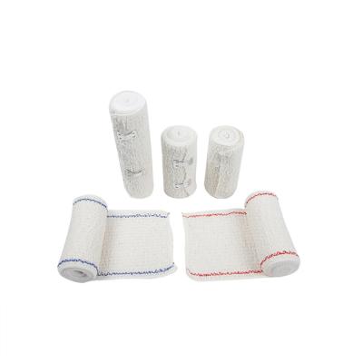 China 15m Elastic Cotton Crepe Wound Care Bandage - 5cm to 20cm Width, 65-100 GSM Medical Spandex for sale