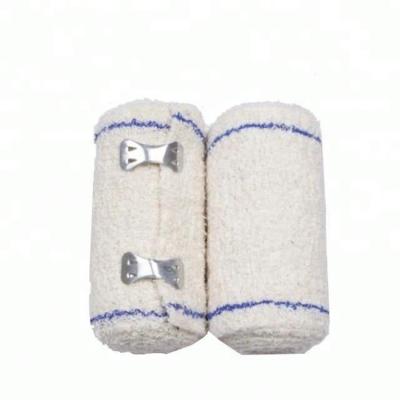 China Medical Elastic Cotton Crepe Bandage 80% Cotton 20% Spandex 5-20cm Width 4.5-20m Length CE FDA Certified for sale