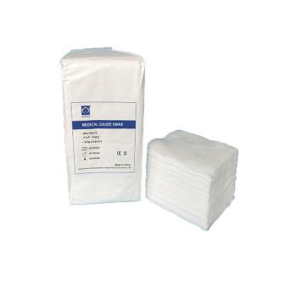 China Bleached 40S 100% Cotton Medical Sterile Gauze Pads Lap Sponge - 30×30cm to 50×50cm Sizes with X-Ray Detection for sale