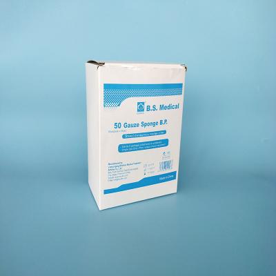 China 4x4 Non Sterile Gauze Pads - 100% Cotton Medical Dressing in 2