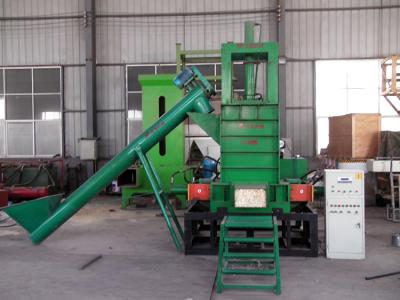 China Auto-feeder And Weighting 380v 60 Bale/H Wood Shaving Baler Bale Size Can Be Adjusted for sale