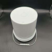 China Screen Printing 10lt Round Plastic Bucket With Lid ISO9001 for sale