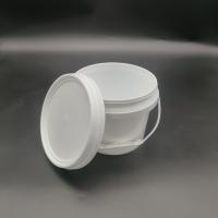 China Round PP Plastic Bucket 5 Gallon Polypropylene Buckets With Metal Handle for sale