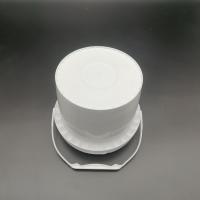 China Round PP Plastic Bucket 5 Gallon Polypropylene Buckets With Metal Handle for sale