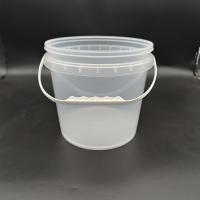 China 1L-25L Clear Plastic Bucket Containers With Lid Resistant To Stress for sale