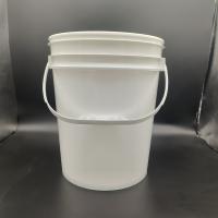 China Food Grade 18L 1 Gallon Plastic Paint Bucket With Handle for sale